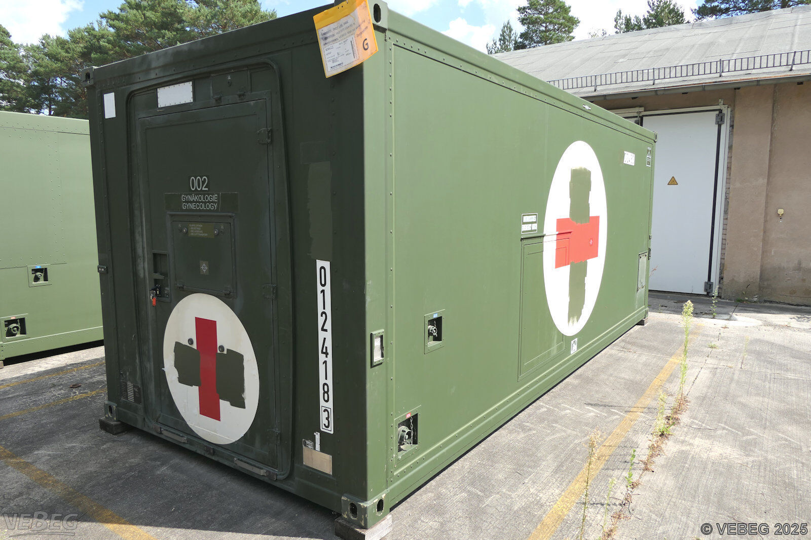 MSE-Sanitäts-ISO-Container 20 ft, (L x B x H) 6.058 x 2.438 x 2.438 mm ...